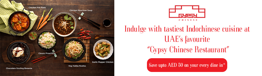 Up to AED 50 Off Gypsy Chinese | myAlfred.com
